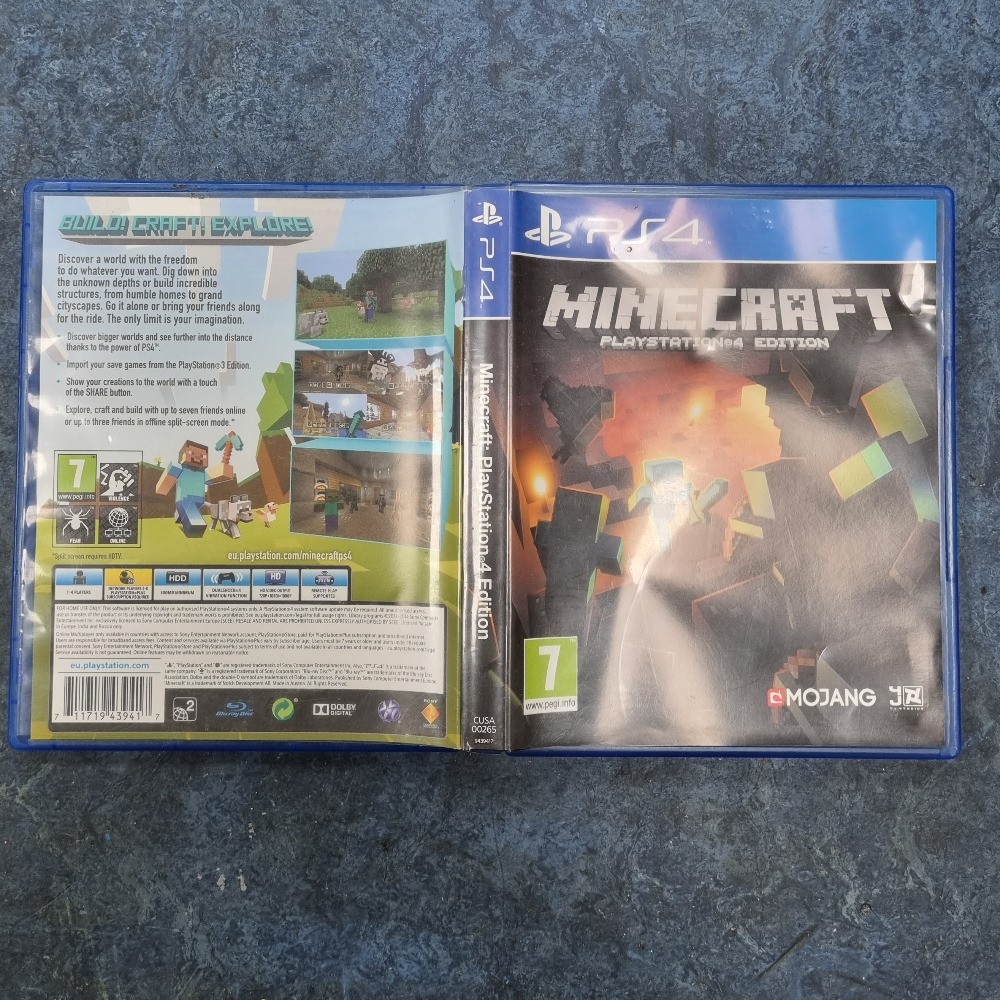Pre-owned Sony minecraft PlayStation edition for Sony 4 - Own4Less